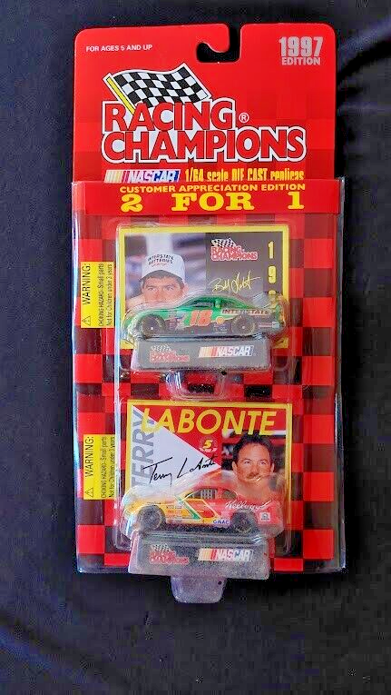 LABONTE Brothers RACING CHAMPIONS NASCAR 2 FOR 1 EDITION 1997 DIECAST 1 ...