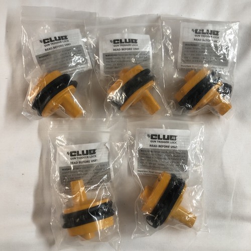 The Club Brand 5 Pack Premium Keyed Alike Gun Trigger Locks | eBay