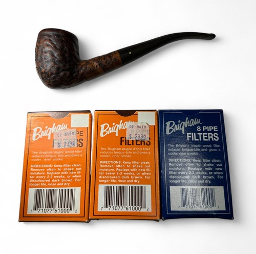 Vintage Brigham Pipe W/ Filters | eBay