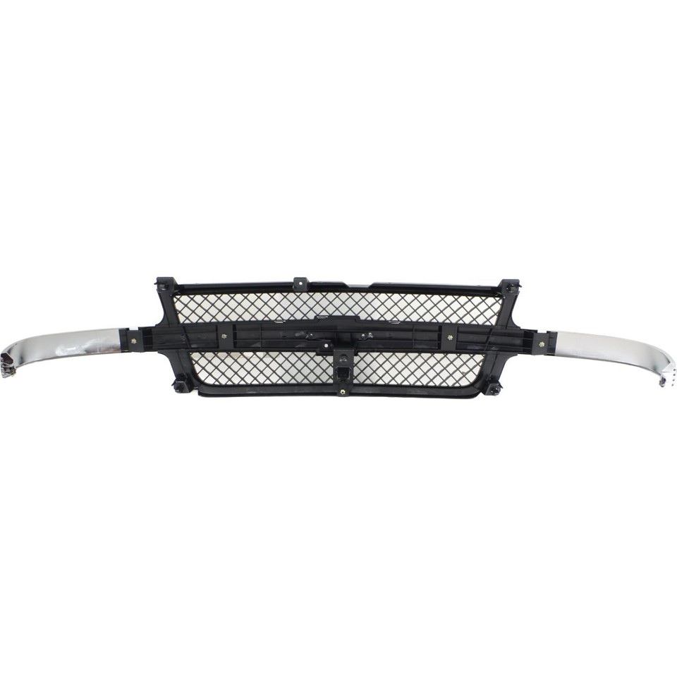 2001-2002 Chevrolet Silverado 2500 HD 3500 Grille Assembly Black with ...