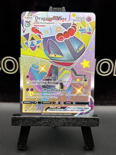 Dragapult VMAX Pokémon Shining Fates Black Star Promo Ultra Holo Rare ...