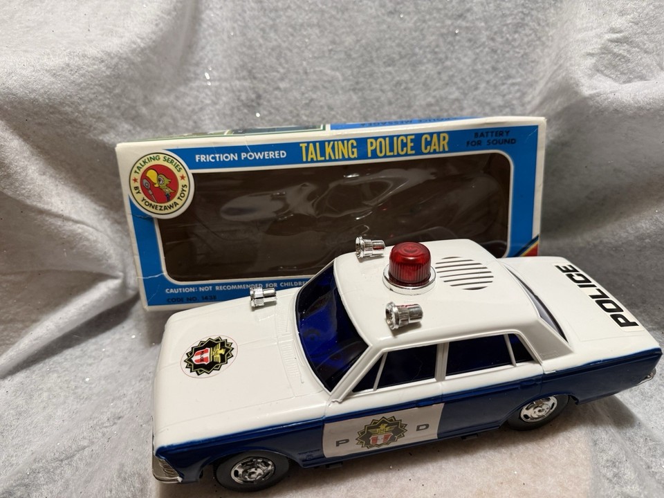 Vtg. New Old Stock Yonezawa Toys Police Car READ Can’t Get It To Work ...