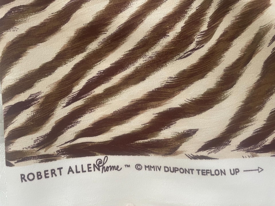 Robert Allen/CURTAIN FABRIC Zebra 2 yards | eBay