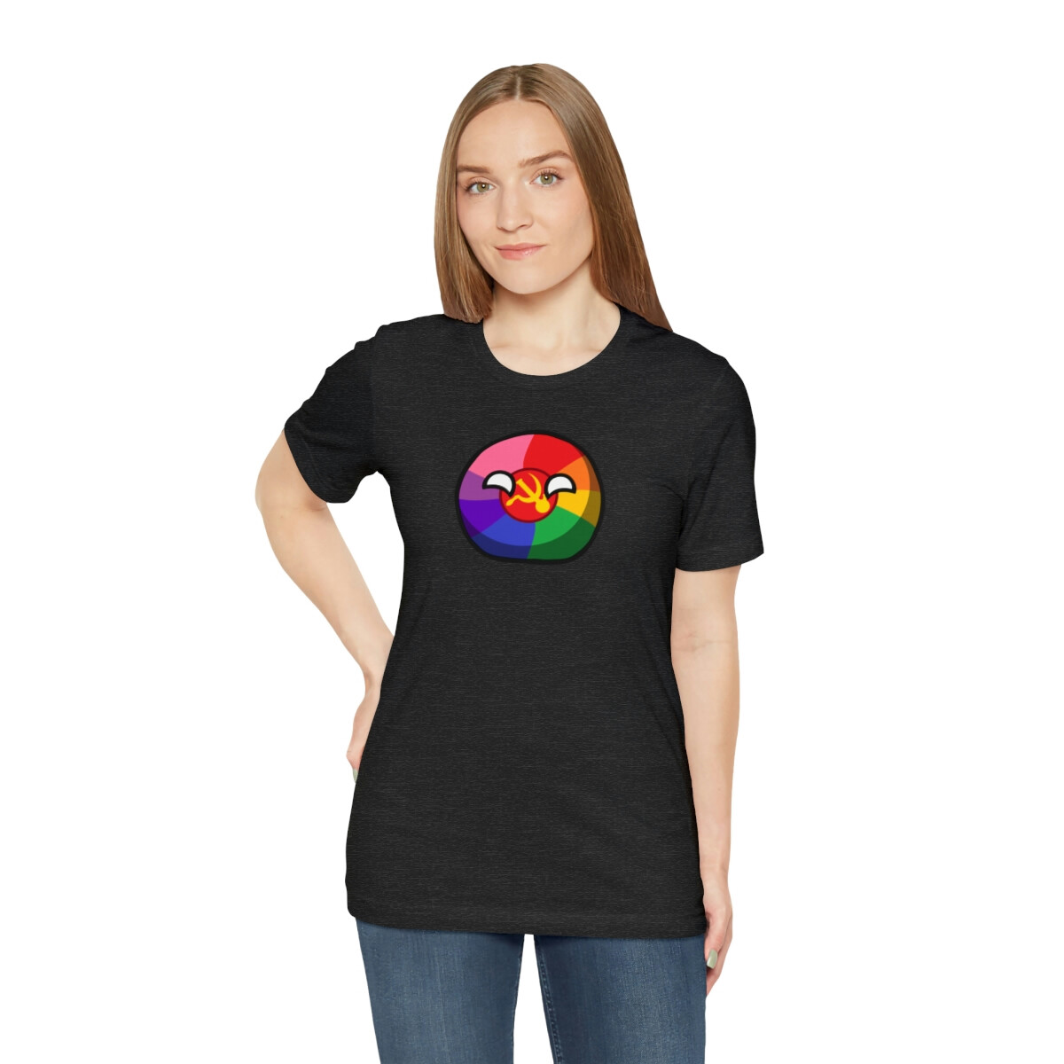 Acid Communism Polcompball Political Compass Ball T-Shirt Hammer / Bong ...