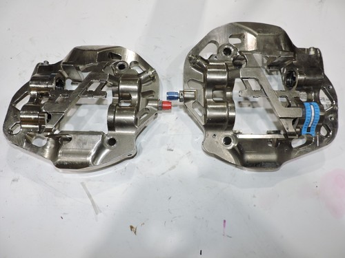 Raybestos Alcon Rear Brake Calipers 4 Pistons Billet Pair NASCAR SCCA ...
