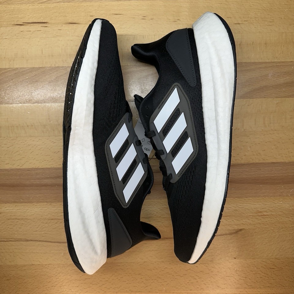 Adidas Pureboost 22 Black White Running Shoes Boost GZ5174 Men’s Size ...