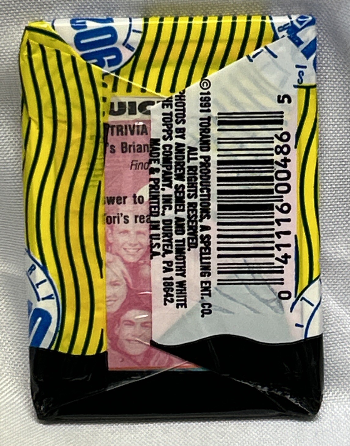 1991 TOPPS Beverly Hills 90210 - Sealed Wax Pack (Torand) 8 Cards & 1 ...