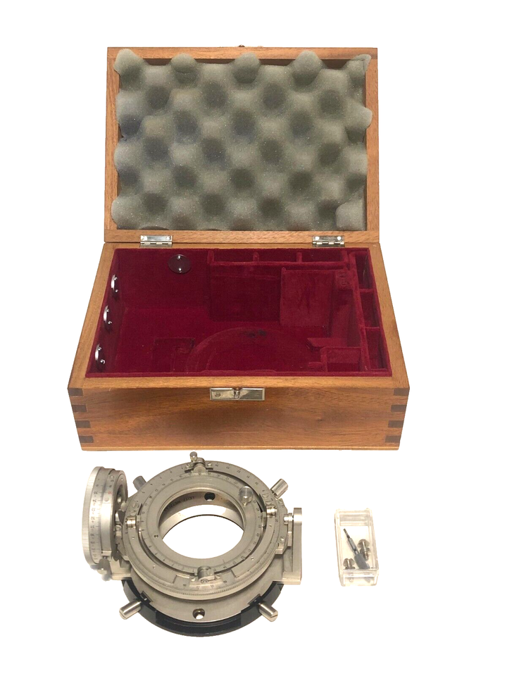 Ernst Leitz Wetzlar Universal Rotary Stage 4 Axis UT-4 w/ Case For ...