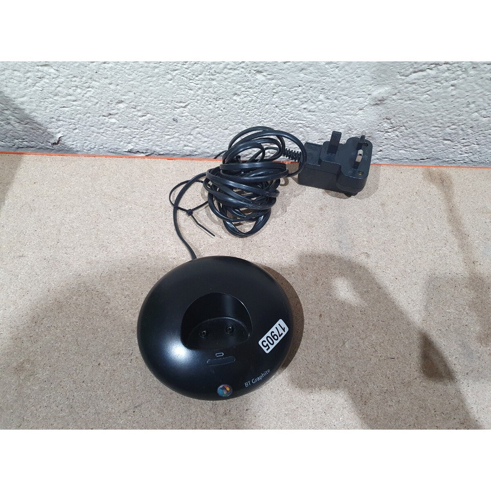 BT Graphite 1500 Twin Cordless Phone Single Black Compact with ...