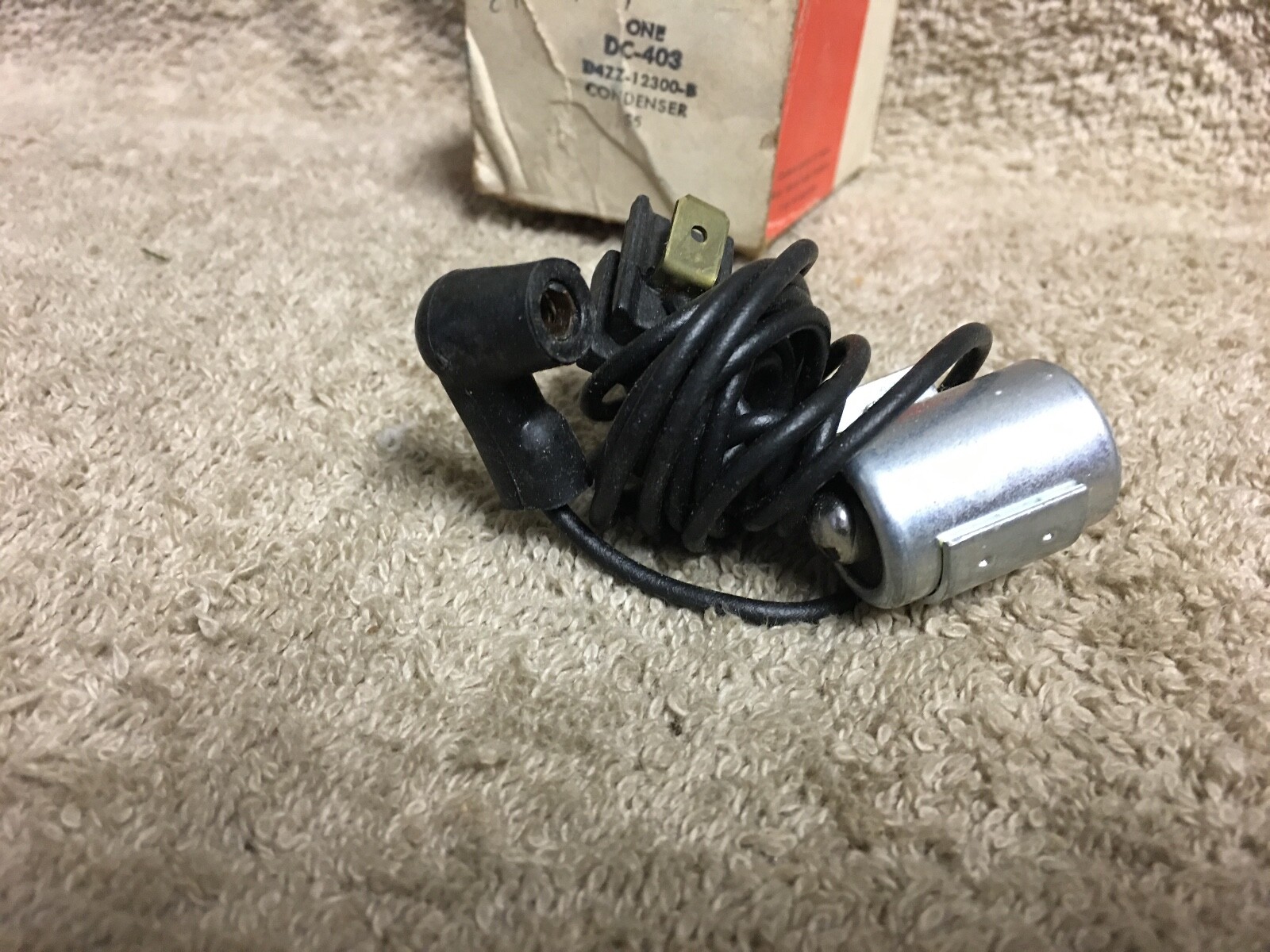 NOS FORD DC-403 D4ZZ-12300-B 1974 MUSTANG II DISTRIBUTOR CONDENSER 2.0 ...