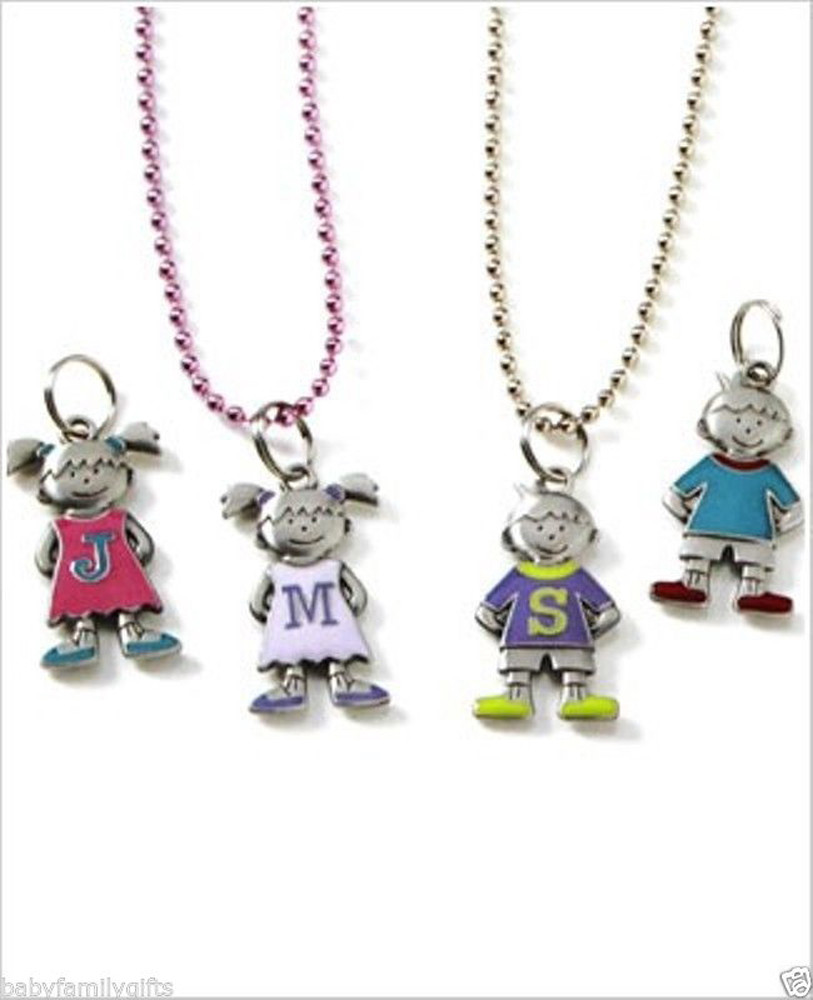 Ganz Mother Children Initials Boy or Girl Metal Charms Choose Letter ...