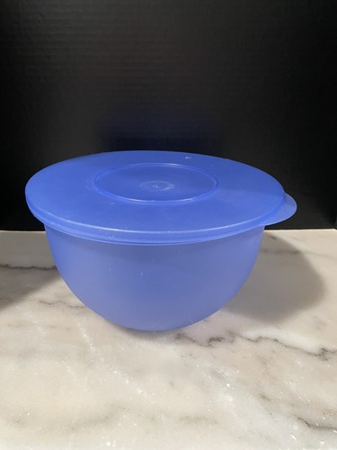 Vintage Tupperware 10” Blue Storage/Mixing Bowl with Lid | eBay