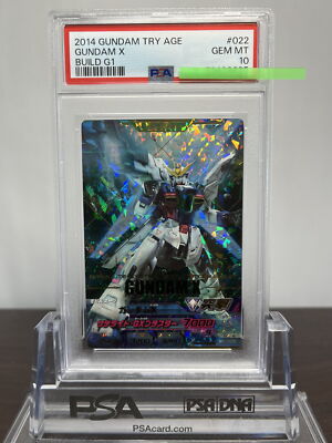 [PSA10] BG1-022 Gundam X Perfect Rare Gundam Try Age Card JP | eBay