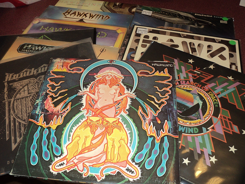 HAWKWIND LOT OF 11 LPS SEARCH OF SPACE LOGBOOK SPACE RITUAL DOREMI ...