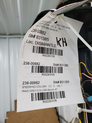 Steering Column Shift With Tilt Wheel Fits 81-84 DIPLOMAT 293105 | eBay