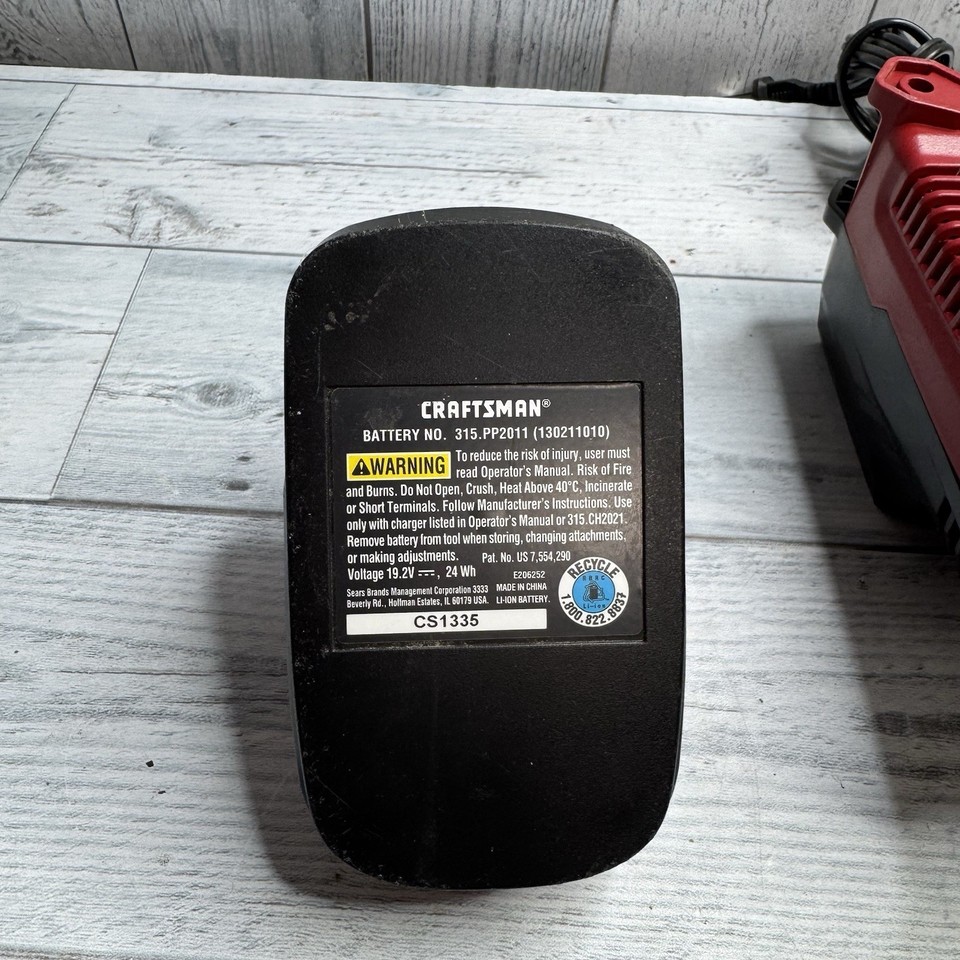 Craftsman C3 19.2V Genuine Battery and Charger Set 315.PP2011 315. ...