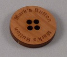 Personalised Wood Buttons - Wedding Favours & Gifts/engraved | eBay