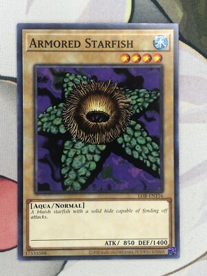 Yu-Gi-Oh! TCG Armored Starfish Legend of Blue Eyes White Dragon 25th ...
