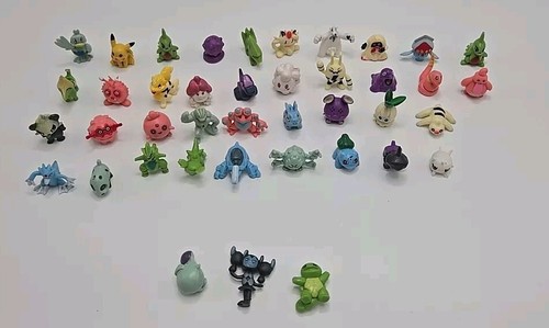 Lot of 41 Mini Miniature Pokemon 3/4"- 1" Figures Toys Marked PK CHINA ...
