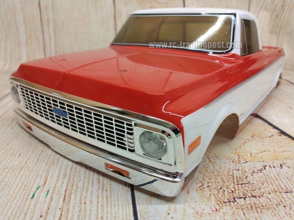 72 Chevy C10 Custom Painted RC Car Body 1/10 OnRoad Vaterra/Losi V100/4 ...