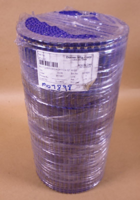 Dorner Micropitch 12" Wide Conveyor Chain Belt Acetal Blue , 2P-12/01 ...