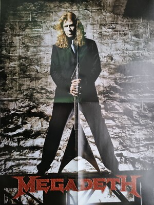 Poster: MEGADETH (Dave Mustaine) from 2004 - 16 x 22 in. (40 x 55 cm ...