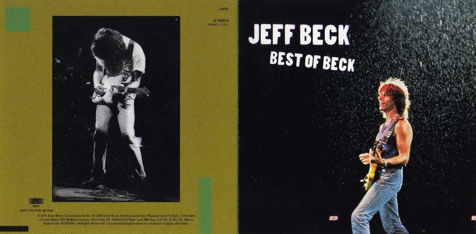 Best of Beck [Epic] by Jeff Beck (CD, Aug-1995, Epic) 74646468920 | eBay