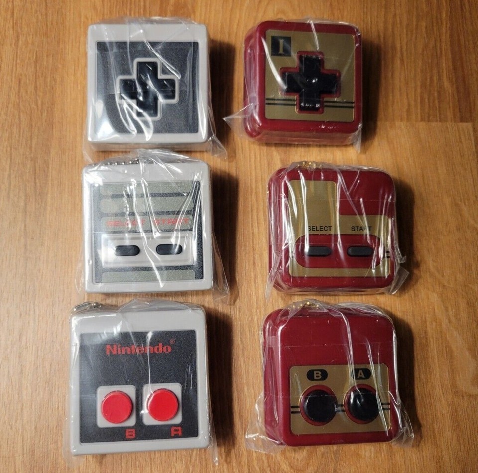 Nintendo Capsule Toy Controller Button Collection 1 & 2 Key Chain US ...