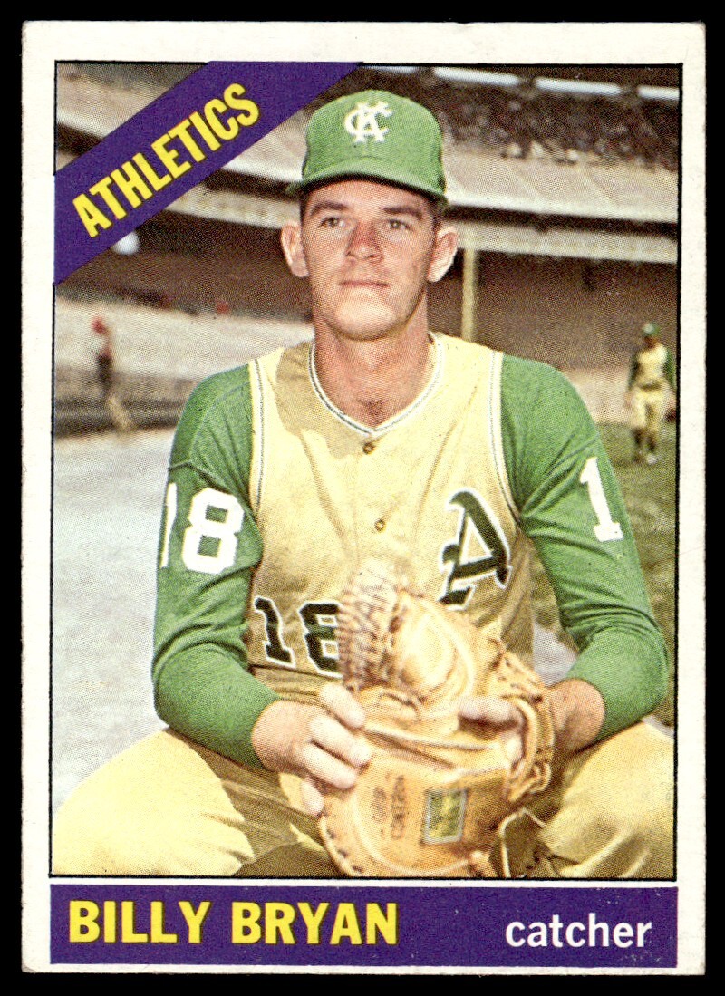 1966 Topps Billy Bryan Kansas City Athletics #332 | eBay