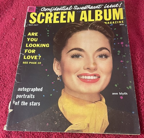 Ann Blyth Screen Album magazine 1955 Jayne Mansfield James Dean ...