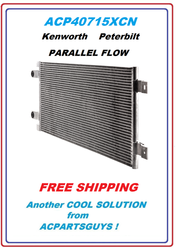 DIRECT-FIT AC CONDENSER FOR Kenworth /Peterbilt PARALLEL FLOW M3659002 ...