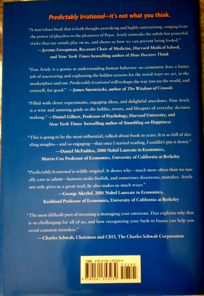 PREDICTABLY IRRATIONAL By Dan Ariely | eBay