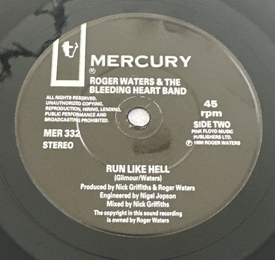 Roger Waters - Another Brick In The Wall (Part Two) 7” Vinyl Record EX ...