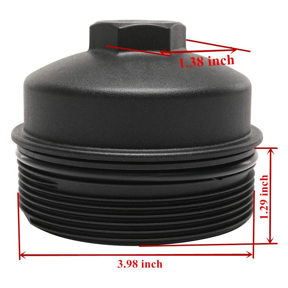 EC781 Oil Filter Cap For 03-10 Ford Super Duty 6.0L 6.4L Powerstroke ...