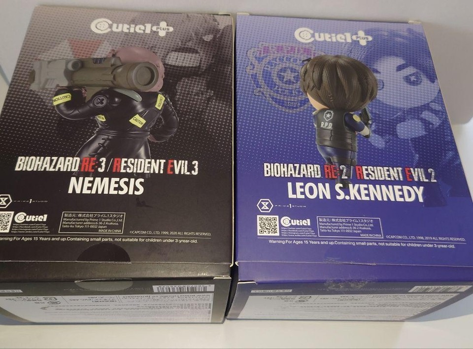LEON and Nemesis Resident Evil Figures 3.5-inch Set, Boxed Display | eBay