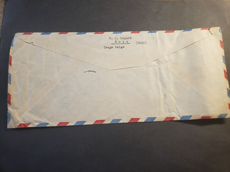 BUTA, BELGIAN CONGO, AFRICA 1947 Postal History Cover w/ 3 stamps! | eBay