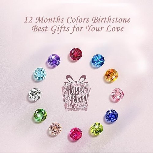 December Months Colors Birthstone Happy Birthday Charm Compatible with ...