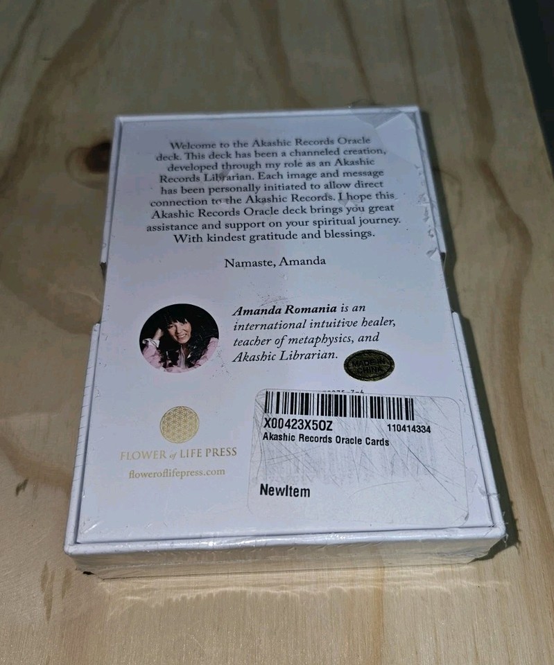 Akashic Records Therapy Oracle Tarot Card Deck Amanda Romania | eBay