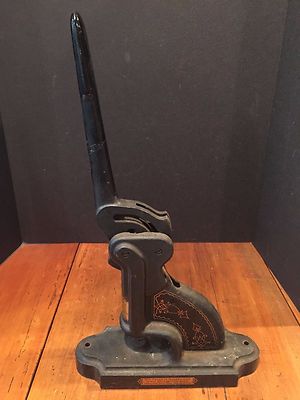 Antique Cast Iron Sibley Challenge Eyelet Press (Early Stapler) | eBay