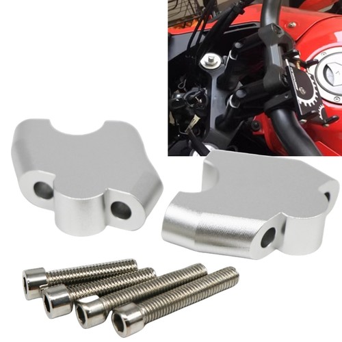 Silver Handlebar Riser Clamp For Honda CB500F CB500X 2013-17 NC700S ...