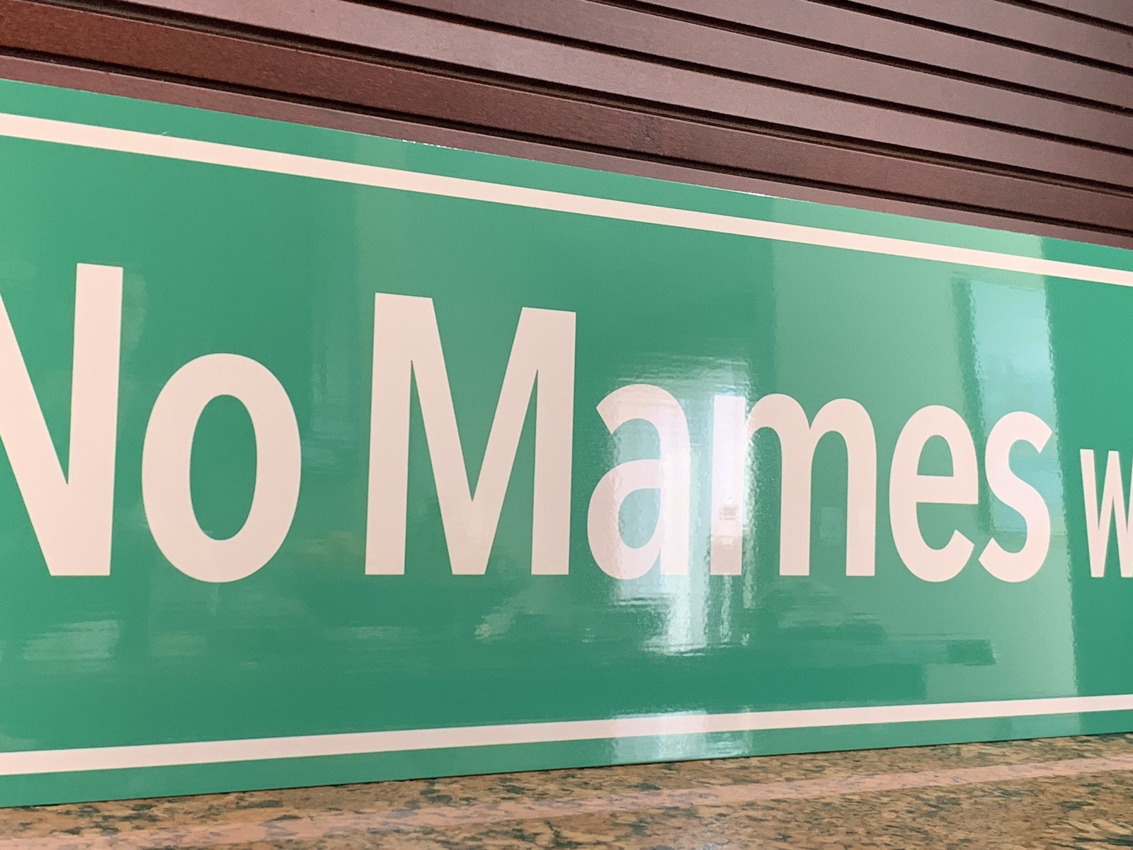 Mexico No Mames Way Aluminum Road Street sign Mexican Rd Ave Funny | eBay