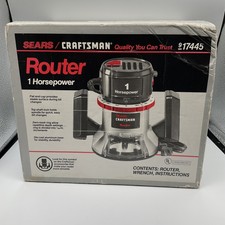 Sears Craftsman Router Table 9 25444 Made USA Vintage for sale online ...