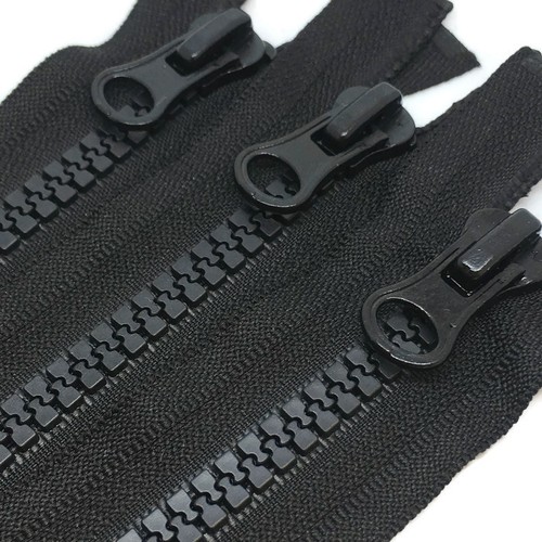 No 8 Chunky Open Ended Zip Plastic Teeth - Heavy Duty #8 Zipper | eBay