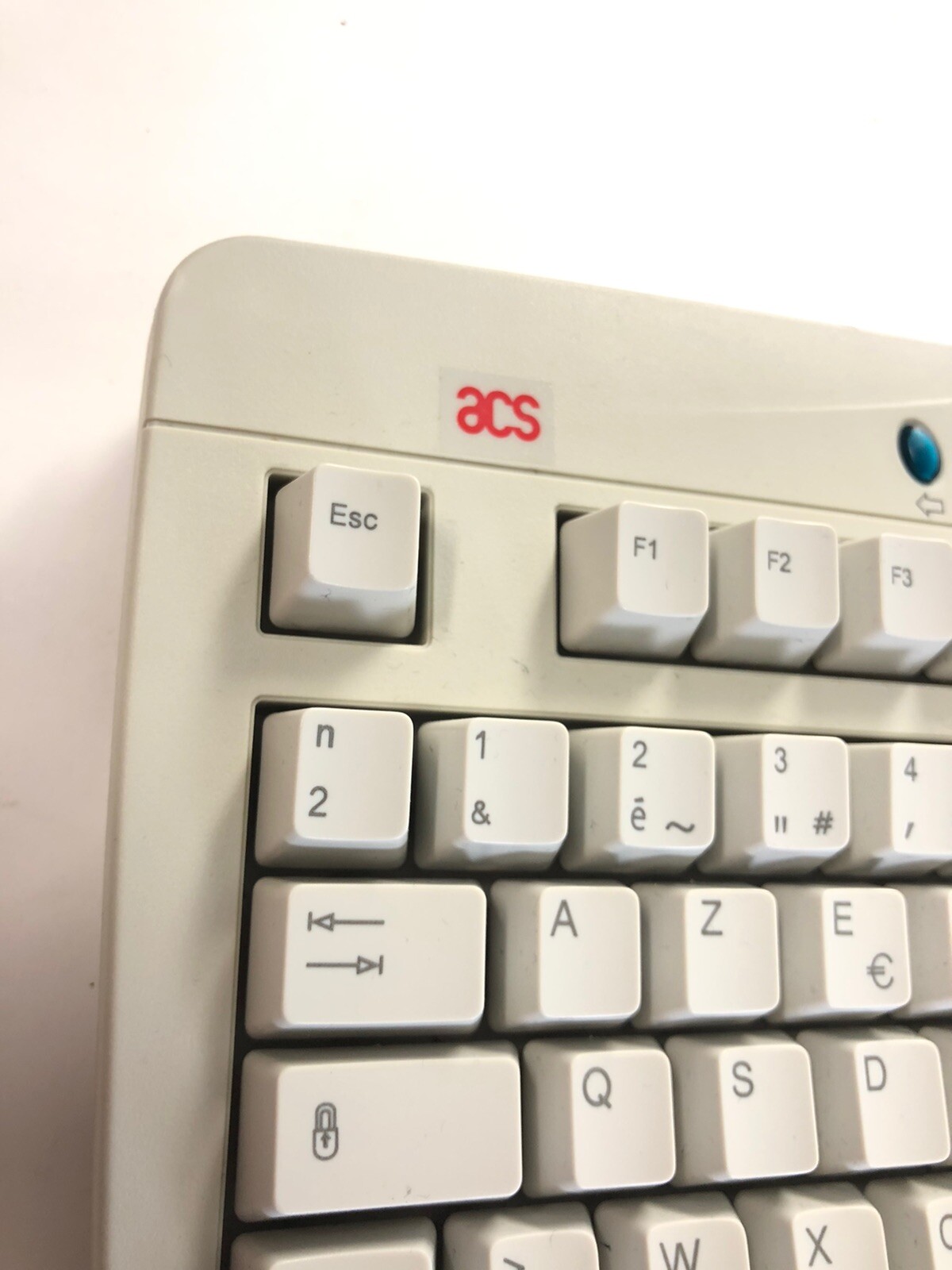 RCS Acs Ec2000 Keyboard w/ PS/2 And USB Connectors CPU Card Slot Vintage | eBay.de