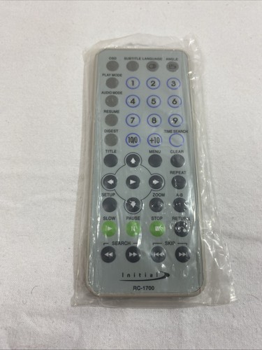Initial Durabrand RC-1700 DVD Player Remote Control OEM - NEW | eBay