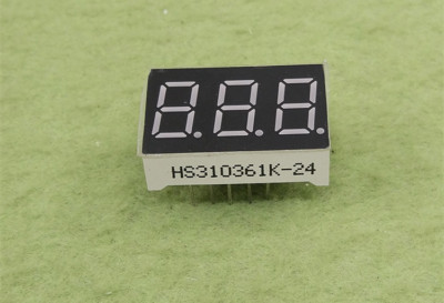 10pcs NEW 3361AS common cathode 3 digit digital tube 0.36 inch red | eBay