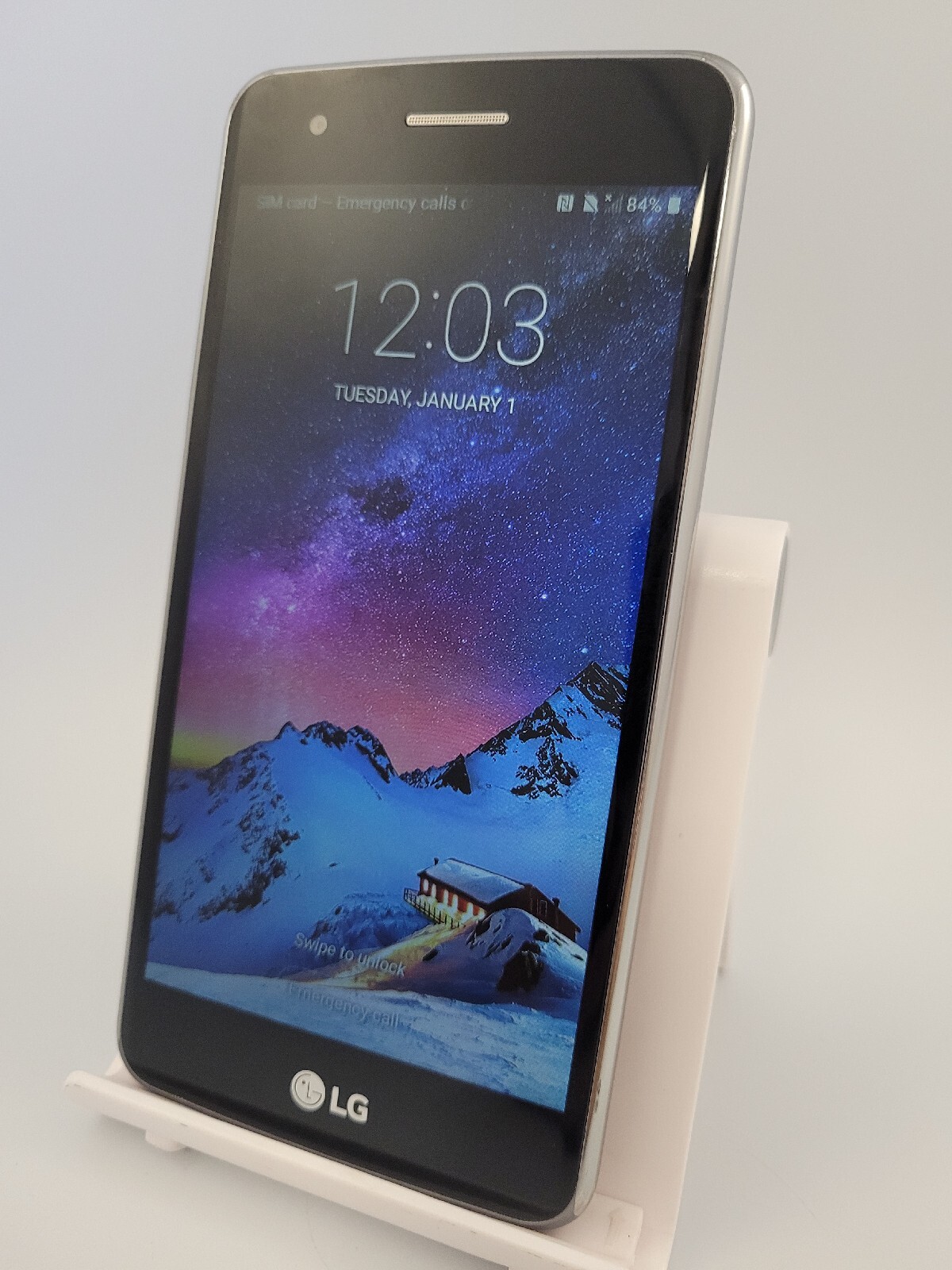 LG K8 2017 M200N Silver Unlocked 16GB 1.5GB RAM Android Smartphone ...