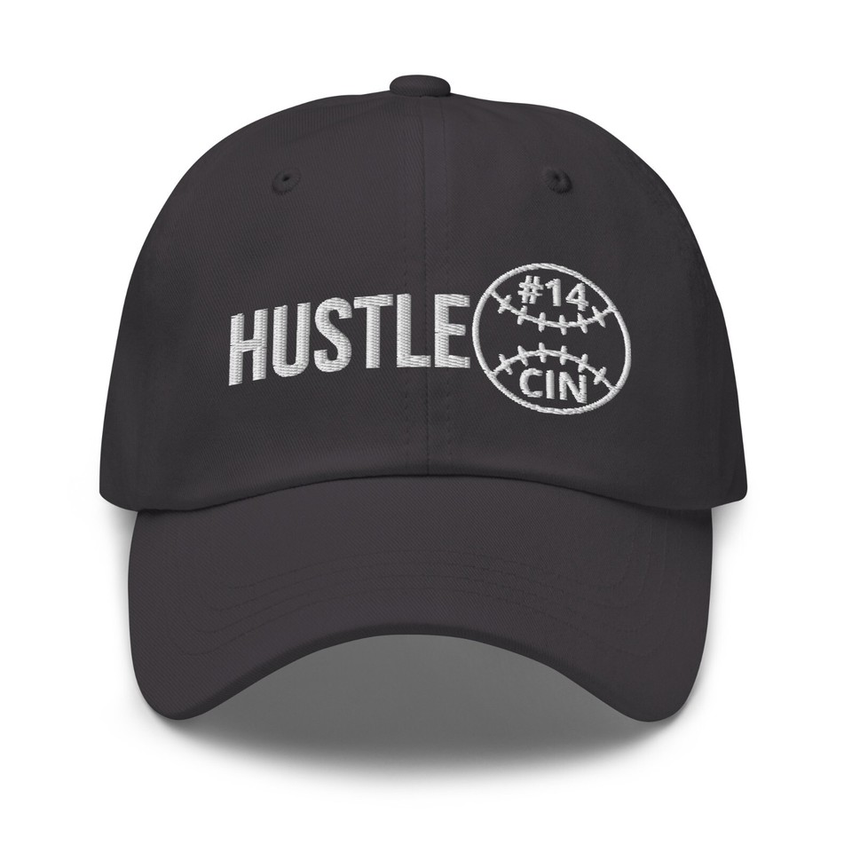 NEW Pete Rose HUSTLE Embroidered Hat Reds RIP Pete Rose Tribute Charlie ...