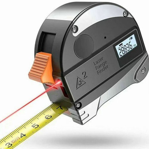 40M Laser Measuring Tape Retractable Digital Electronic Roulette Tape ...