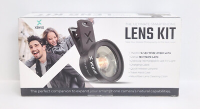Xenvo Pro Ultimate Smartphone Lens Kit - 0.45x Wide & 15x Macro-New | eBay